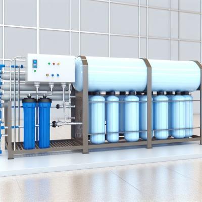 China Large Capacity Water Treatment System with Desalination Rate＞98% and RO Technology for sale