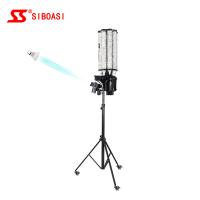 China Automatic Badminton Ball Feeding Training Machine Shuttlecock Feeder Badminton Practice Shooting Machine for sale