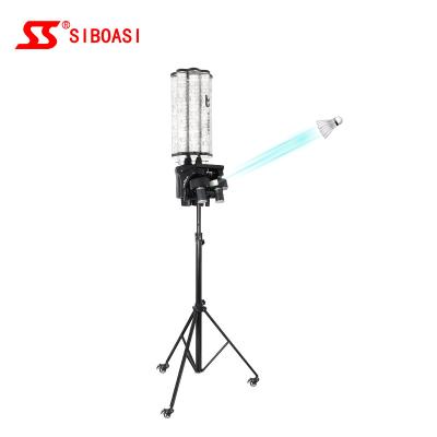 China Remote Control Badminton Shuttlecock Machine Badminton Shooting Machine Badminton Shuttlecock Shooter for sale