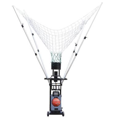 China 240V AC Black Color Basketball Shooting Machine Adjustable Speed Adult Use for sale