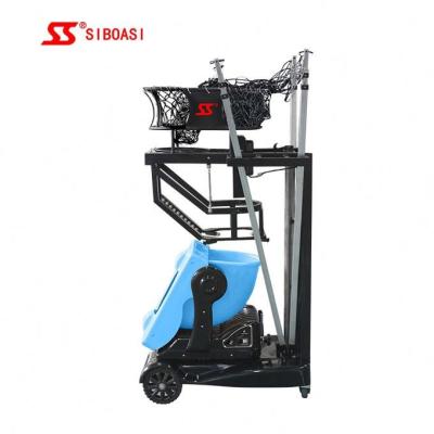 China ISO9001 AC 110V Basketball Training Machine Basketball Shot Trainer Blue for sale