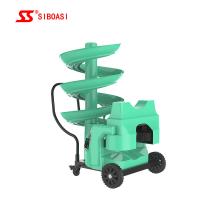 China AC 100V Programmable Football Throwing Machine Football Training Equipment for sale