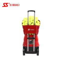 China 120W BV Certificate Red Tennis Self Training Machine Adults Kids Use for sale