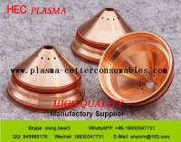 China Plasma Cutting Torch Consumables 220738 Shield, Stainless Steel Plasma Bevel Cutting for sale