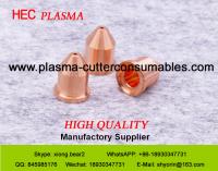 China Durable Plasma Torch Parts Electrode 256026 / Nozzle 249929 For Miller Air Plasma Cutting Machine for sale