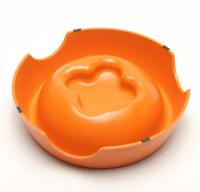 China Degradable Bamboo Fiber Slow Feed Dog Bowl 3 Sizes S M L Eco Friendly Pet Bowl for sale