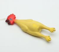 China Interactive Squeaking Rubber Chicken Dog Toy ODM Service 45cm Large 23cm Small for sale