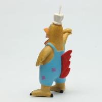 China Squeaky Rubber Chicken Dog Toy 18.5cm Durable Latex Pet Toy for Interactive Play for sale