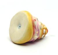 China Latex Squeaky Dog Toy Cake Shape 11cm Pet Toy for Small Medium Dogs for sale