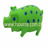 China Durable Latex Squeaky Pig Dog Toy for Small Medium Breeds Interactive Play for sale