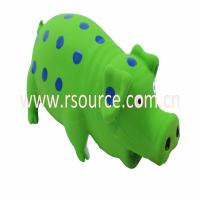 China Durable Latex Squeaky Pig Dog Toy for Small Medium Breeds Interactive Play for sale