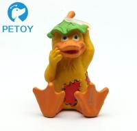 China Custom Latex Squeaky Rubber Duck Dog Toy 80g Non-Toxic Pet Chew Toy for sale