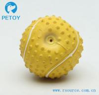 China Eco Friendly Latex Dog Toy Squeaky Ball 7.5cm for Small Medium Dogs for sale