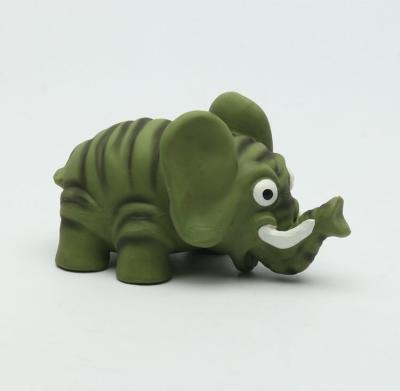 China Customized Latex Elephant Dog Toy Squeaky 13cm for Small Medium Dogs ODM for sale