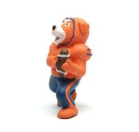 China Latex Dog Chew Toy Tiger Football Design 13cm for Small Medium Dogs for sale