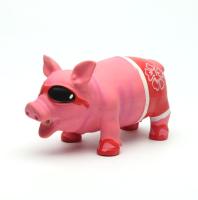 China Wholesale Latex Pig Dog Toy 22cm with Squeaky Sound and Sunglasses for Small Medium Breeds for sale