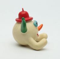China Non-Toxic Latex Dog Squeaky Toy 12cm Funny Clown Design for Interactive Play for sale