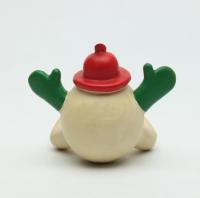 China Non-Toxic Latex Dog Squeaky Toy 12cm Funny Clown Design for Interactive Play for sale
