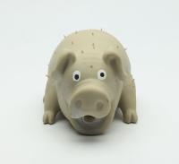 China Commercial Latex Pig Squeaky Dog Toy 22cm with Sound for Small Medium Breeds for sale