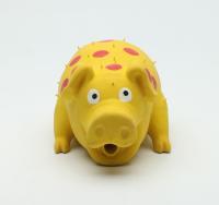 China Eco-Friendly Latex Squeaky Pig Dog Toy 22cm Durable Pet Chew Toy for sale