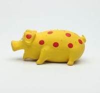 China Eco-Friendly Latex Squeaky Pig Dog Toy 22cm Durable Pet Chew Toy for sale