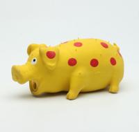 China Eco-Friendly Latex Squeaky Pig Dog Toy 22cm Durable Pet Chew Toy for sale