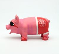 China Squeaky Pig Dog Toy 22cm Latex Squeaky Toy for Small Dogs Chew Durable Pet Toy for sale