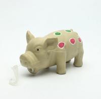 China Wholesale Custom Color Oinking Latex Squeaky Dog Toy Pig 15cm for Small Medium Breeds for sale