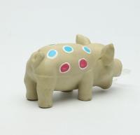 China Wholesale Custom Color Oinking Latex Squeaky Dog Toy Pig 15cm for Small Medium Breeds for sale