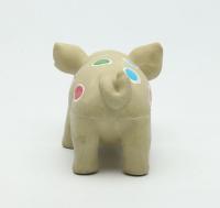 China Wholesale Custom Color Oinking Latex Squeaky Dog Toy Pig 15cm for Small Medium Breeds for sale