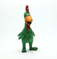 China Durable Squeaky Chicken Dog Toy 27.5cm Latex Chew Toy for Interactive Play for sale