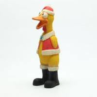 China Non-Toxic Latex Squeaky Chicken Dog Toy 24cm Colorful Pet Chew Toy for sale
