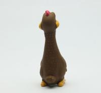 China Funny Chicken Squeaky Pet Toy for Dogs 17cm Height 16cm Width Latex Dog Toy for sale