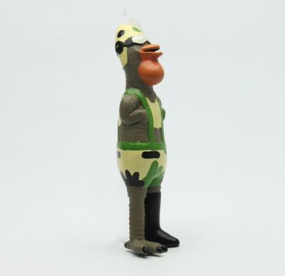 China Interactive Latex Squeaky Dog Toy Soldier Puppy Eco Friendly 22.5cm Height for sale