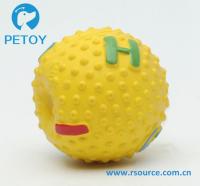 China Latex Christmas Dog Toy Squeaky Ball 7cm for Small Medium Pets for sale