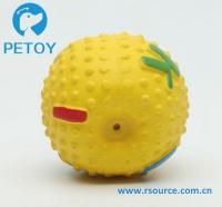 China Latex Christmas Dog Toy Squeaky Ball 7cm for Small Medium Pets for sale
