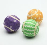 China Custom Logo Non Squeaky Rubber Dog Chew Toys 2.5 Inch Bulk OEM Service for sale