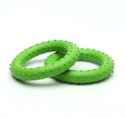 China Eco Round Rubber Dog Chew Toy 11.5cm Durable BSCI Approved Pet Toy for sale