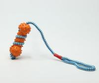 China Bone Shape Heavy Duty Dog Rope Toy 45cm Cleaning Pet Toy Custom Color for sale