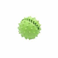 China Green Pet Rubber Chew Toy for Dogs with No Teeth 7cm 68g Cleaning Teeth for sale