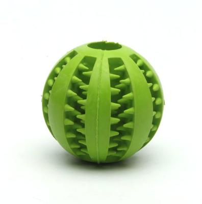 China Non Squeaky Rubber Dog Ball Jumbo Tennis Ball Toy 2.5 Inch Blue for sale