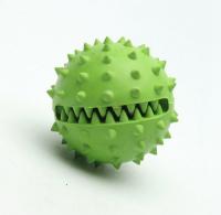 China Custom Indestructible Dog Ball Toy 6.5cm Rubber Ball Dispenser for Dogs OEM Service for sale