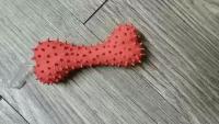 China TPR Rubber Dog Chew Toy Food Dispenser 15cm 160g Washable Durable for sale
