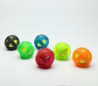 China Color Mix Durable TPR Dog Toy Ball Large Plastic Pet Toy ODM Custom for sale
