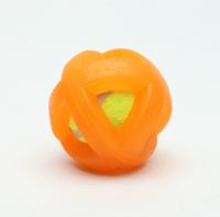 China Color Mix Durable TPR Dog Toy Ball Large Plastic Pet Toy ODM Custom for sale