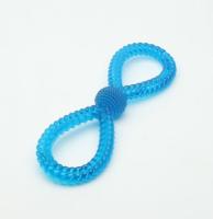 China TPR Indestructible Dog Tug Toy 27cm 65g Strong Teething Toy for Large Dogs for sale