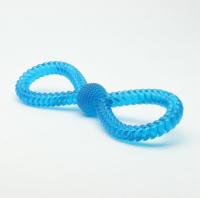 China TPR Indestructible Dog Tug Toy 27cm 65g Strong Teething Toy for Large Dogs for sale