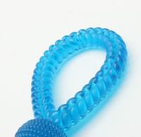 China TPR Indestructible Dog Tug Toy 27cm 65g Strong Teething Toy for Large Dogs for sale