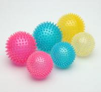 China Eco - Friendly TPR Dog Toy Interactive Spiky Bouncing Ball For Large Dog for sale