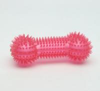 China Customize Pink Plastic Toy Dog Bones ODM Service BSCI Certification for sale